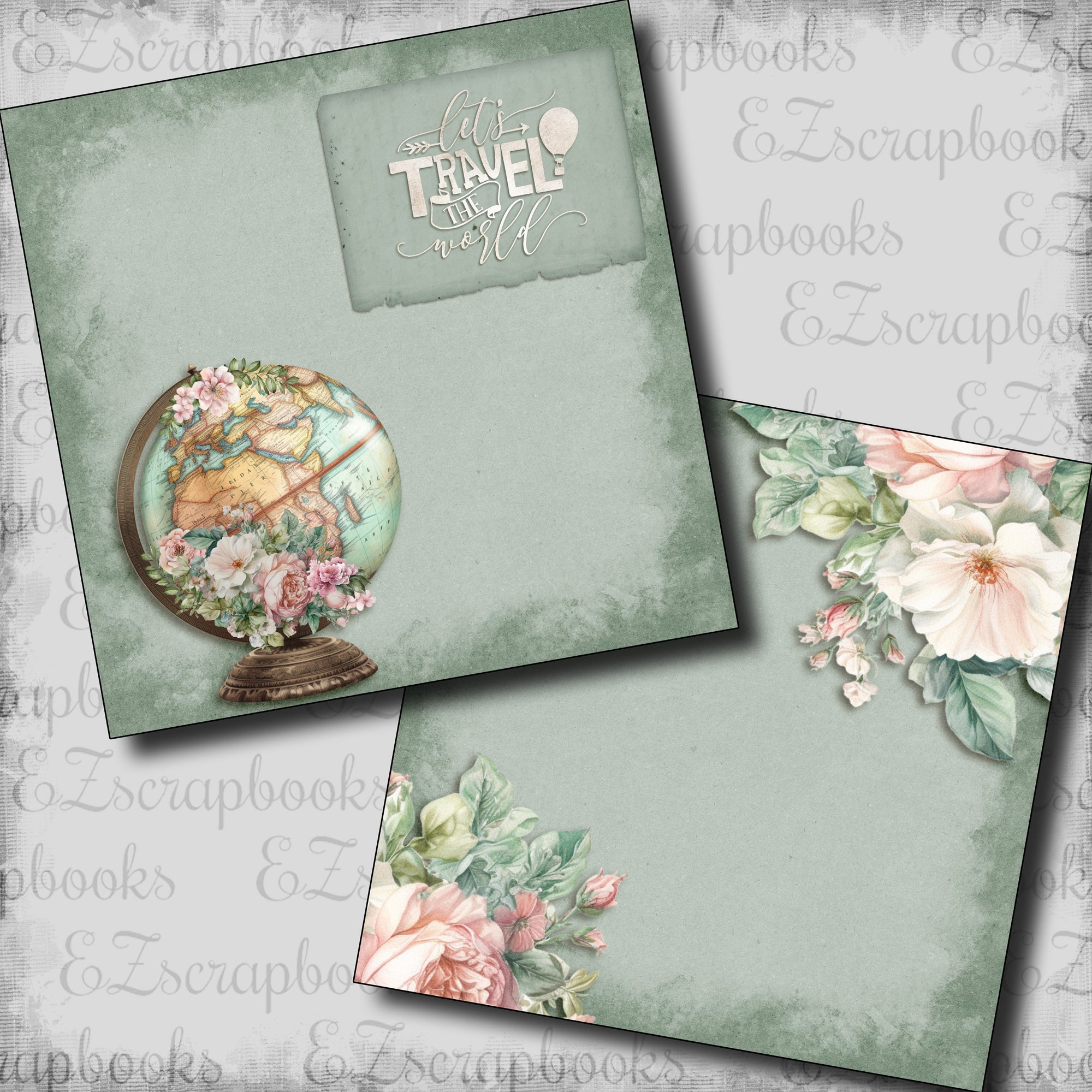 Girly Travel Globe NPM - 23-697 – EZscrapbooks