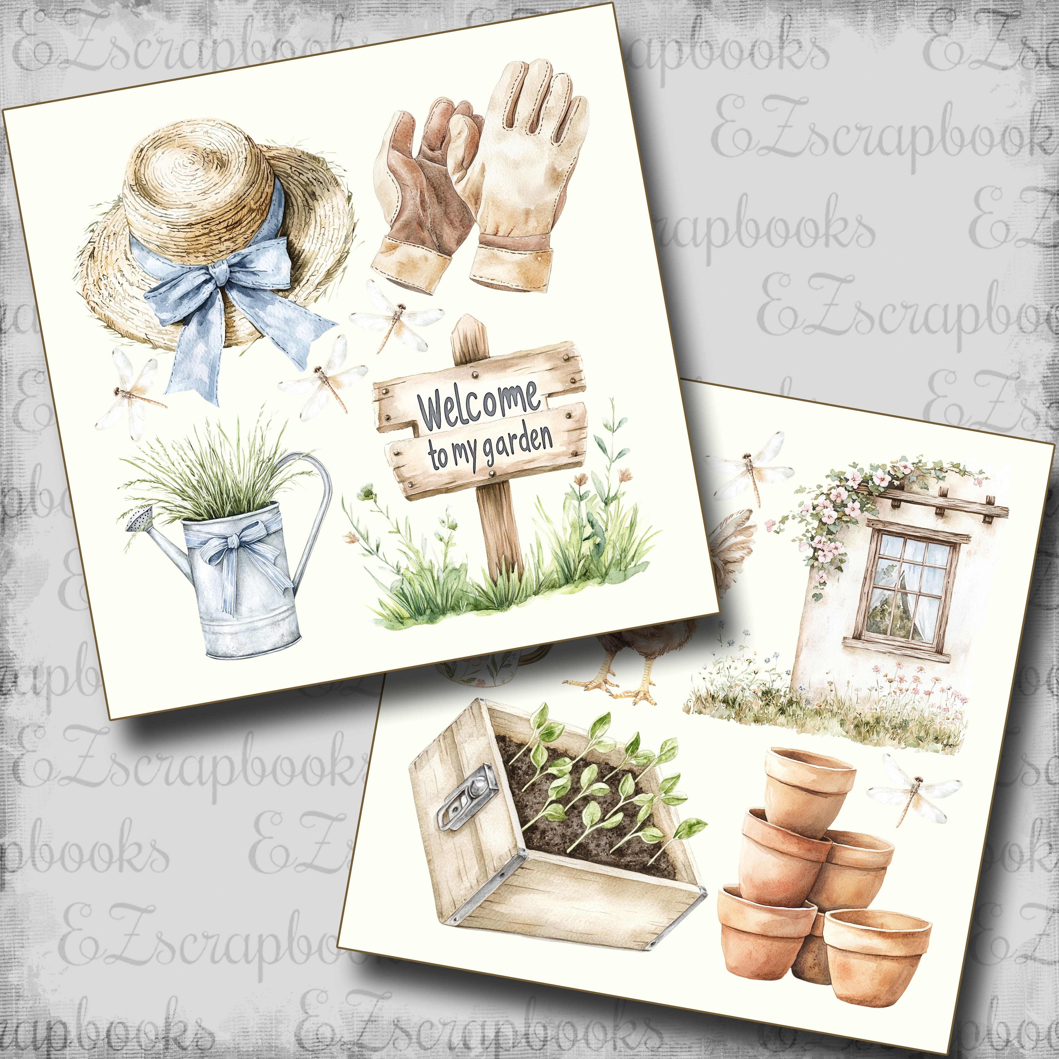 Spring Garden Clip Art Sheets CAS - 25-343 – EZscrapbooks