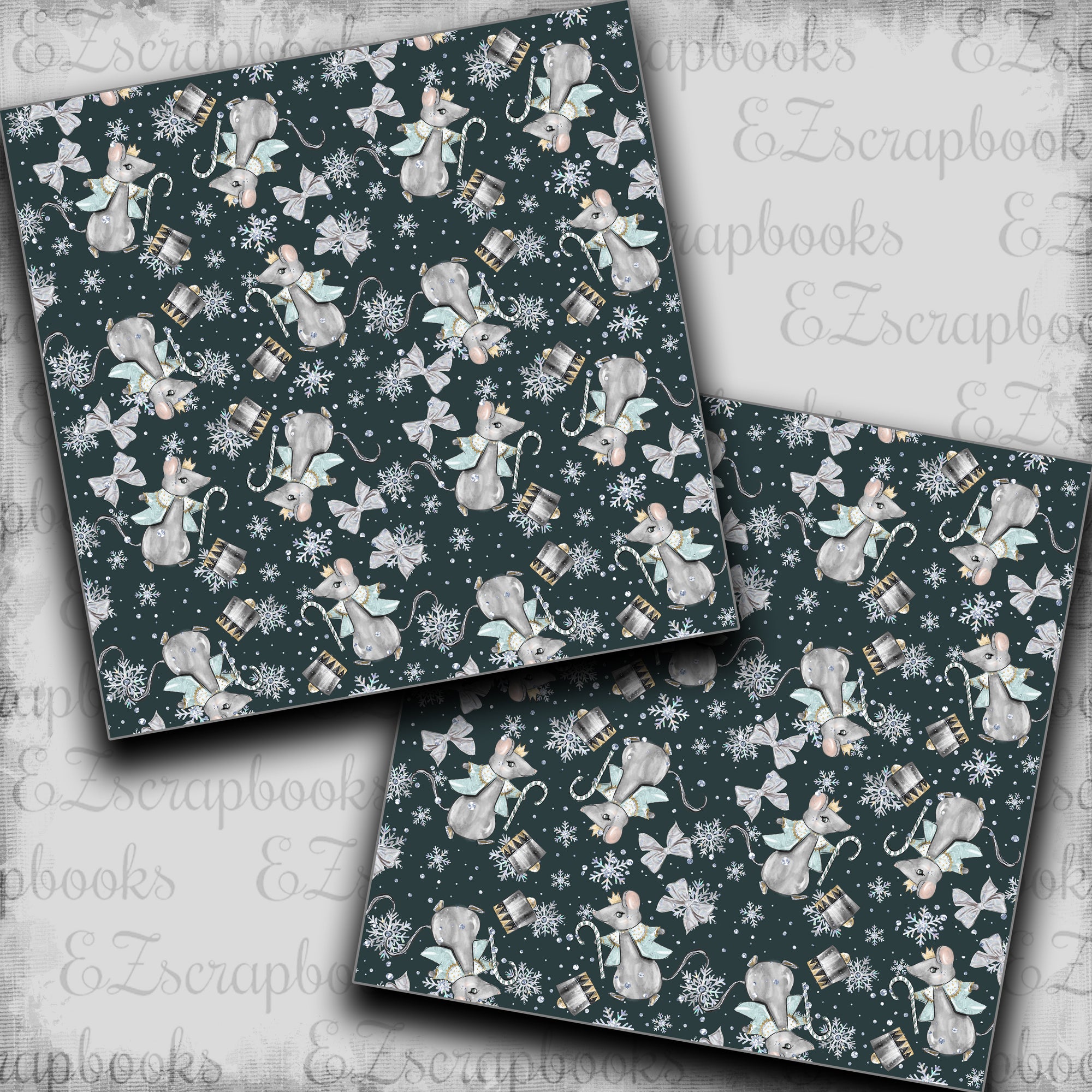 Nutcracker Mice - Scrapbook Papers - 23-508 – EZscrapbooks