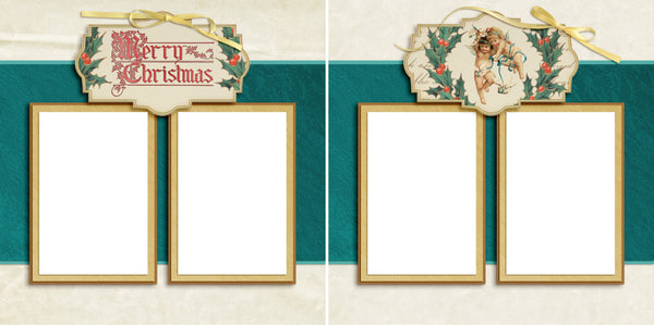 Victorian Christmas - Digital Scrapbook Pages - INSTANT DOWNLOAD ...