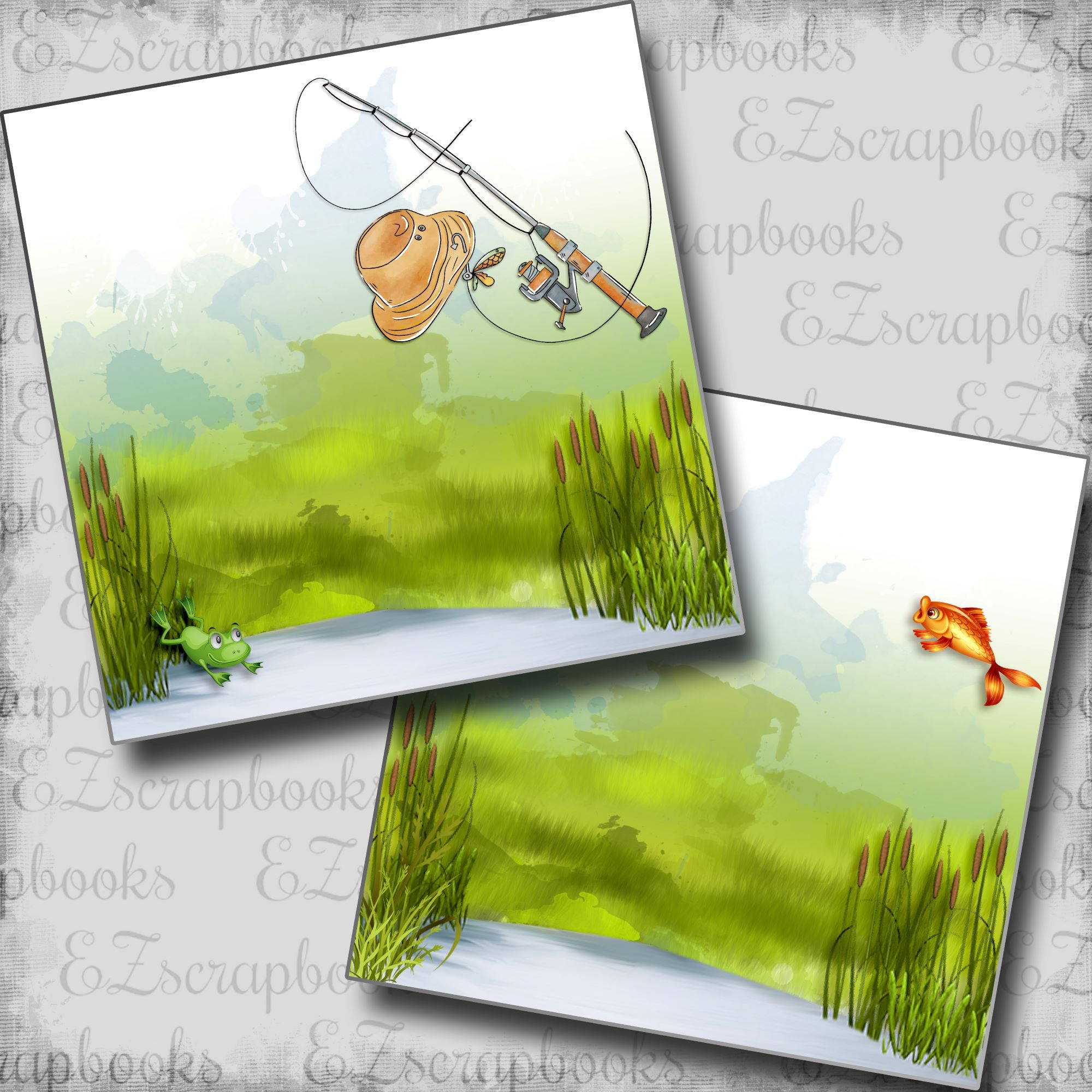 Fishing Honey Hole NPM - 6827 – EZscrapbooks