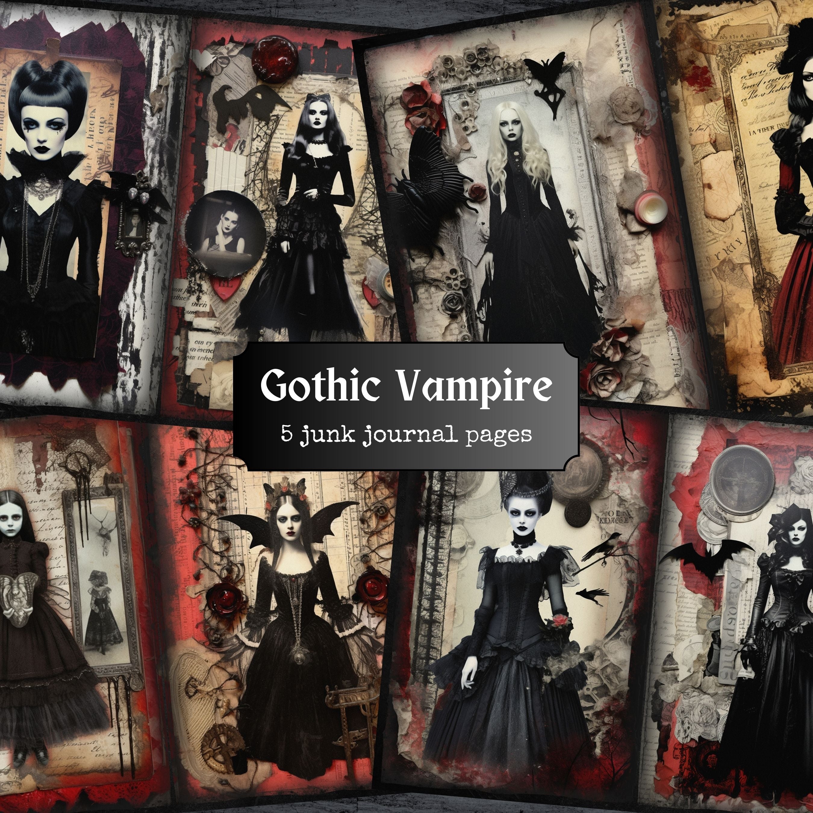 Vampire Queens Journal Pages - 23-7290 – EZscrapbooks