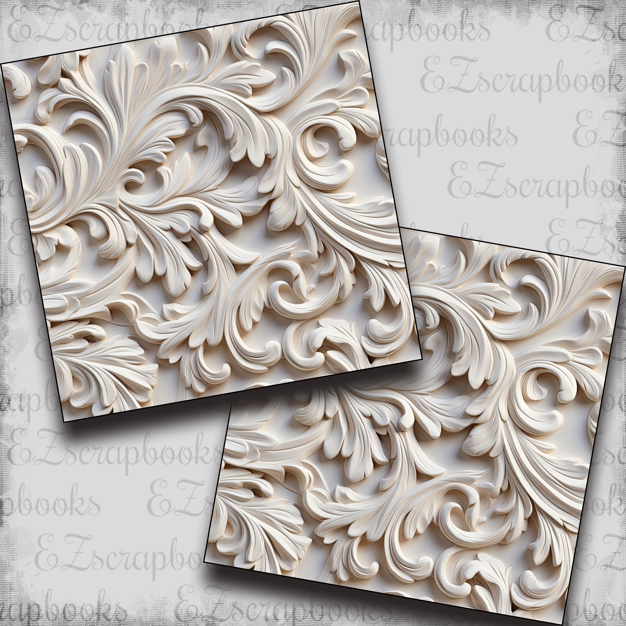 Carved Wood Off-White - Papers - 23-232 – EZscrapbooks