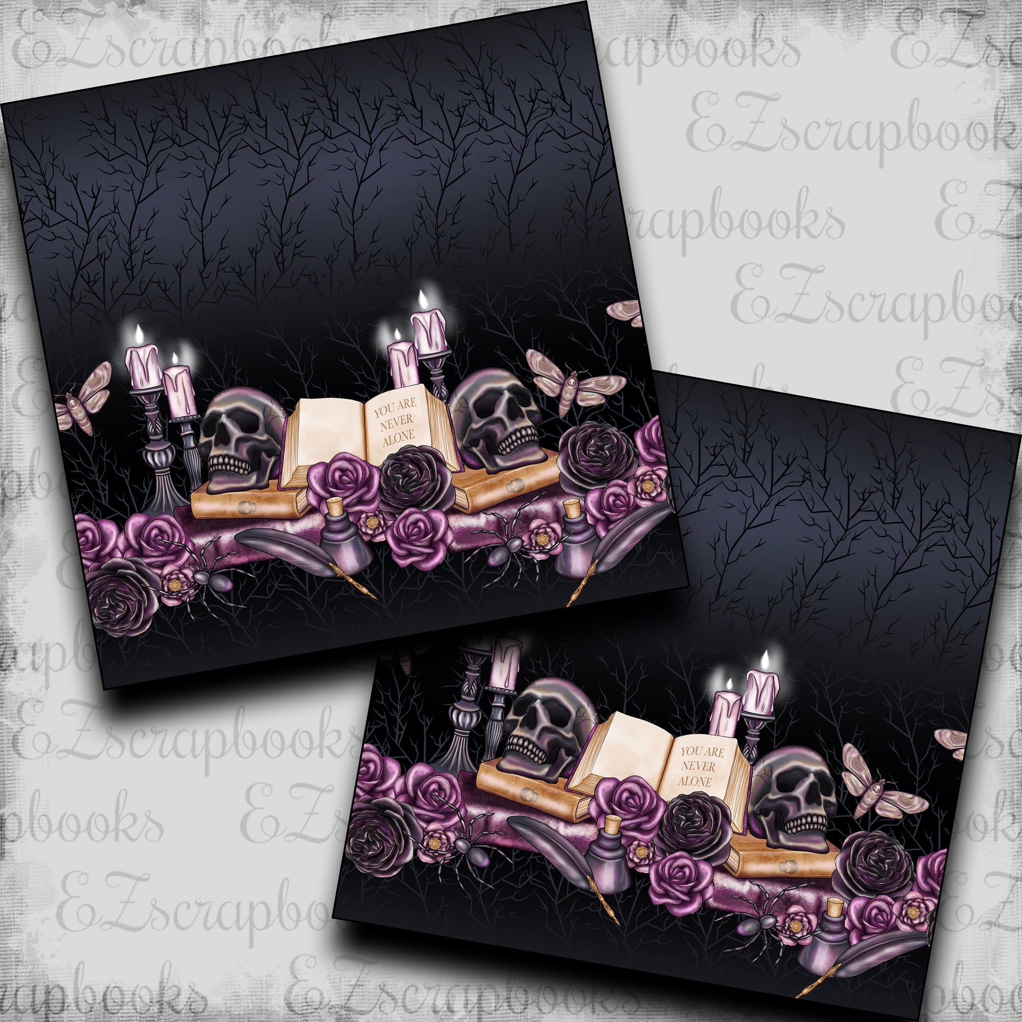 Haunted Border - Papers - 23-410 – EZscrapbooks