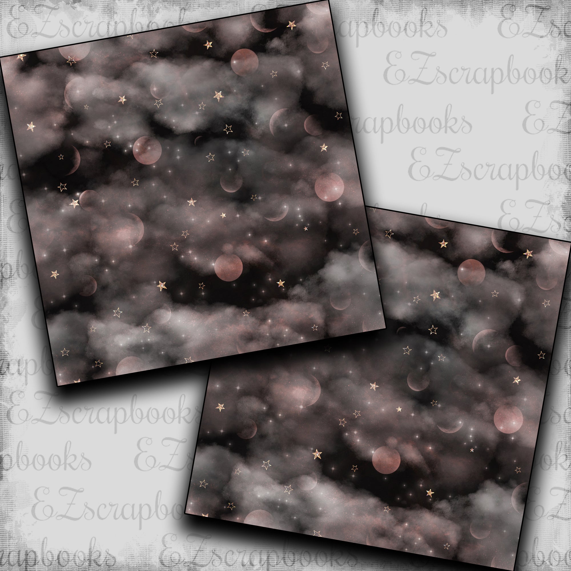 Woodland Witch Pink Night Sky - Papers - 23-489 – EZscrapbooks