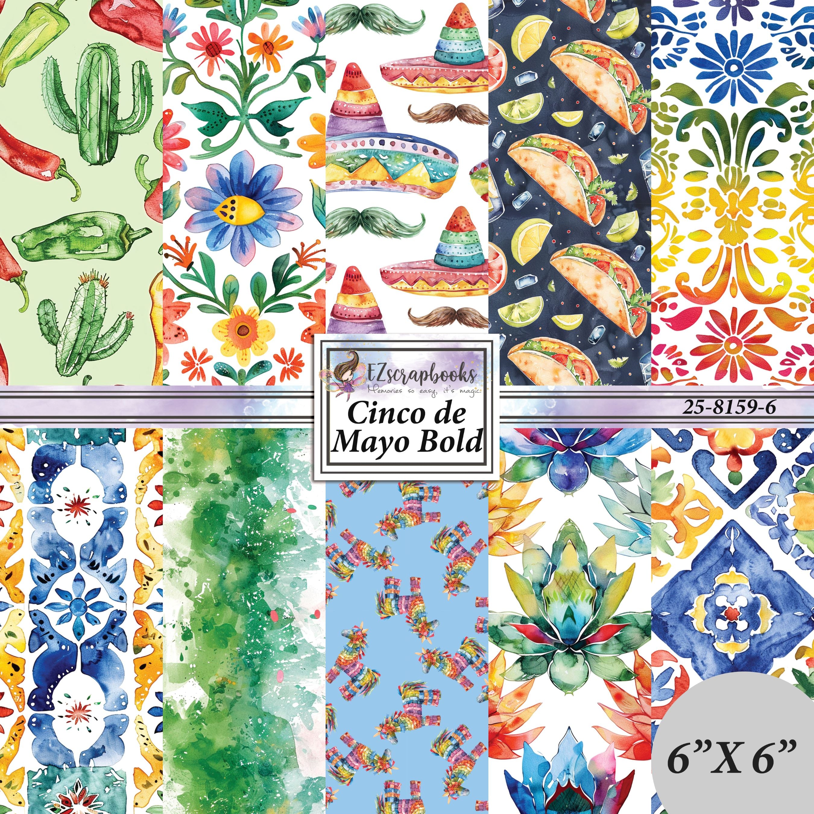 Cinco de Mayo Bold - 6X6 Paper Pack - 25-8159-6 – EZscrapbooks