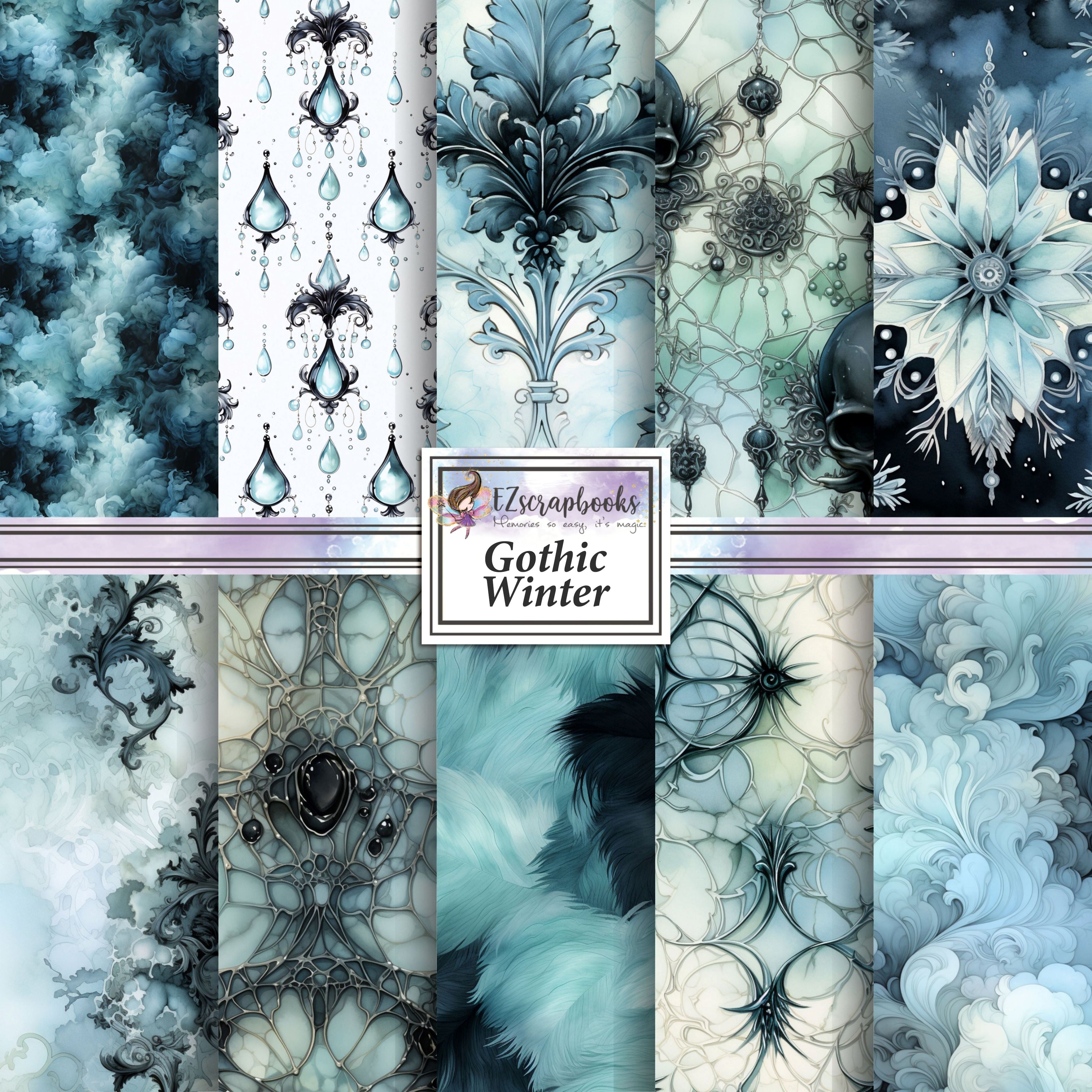 Gothic Winter - 12X12 Halloween Scrapbook Paper Pack - 25-8370 ...