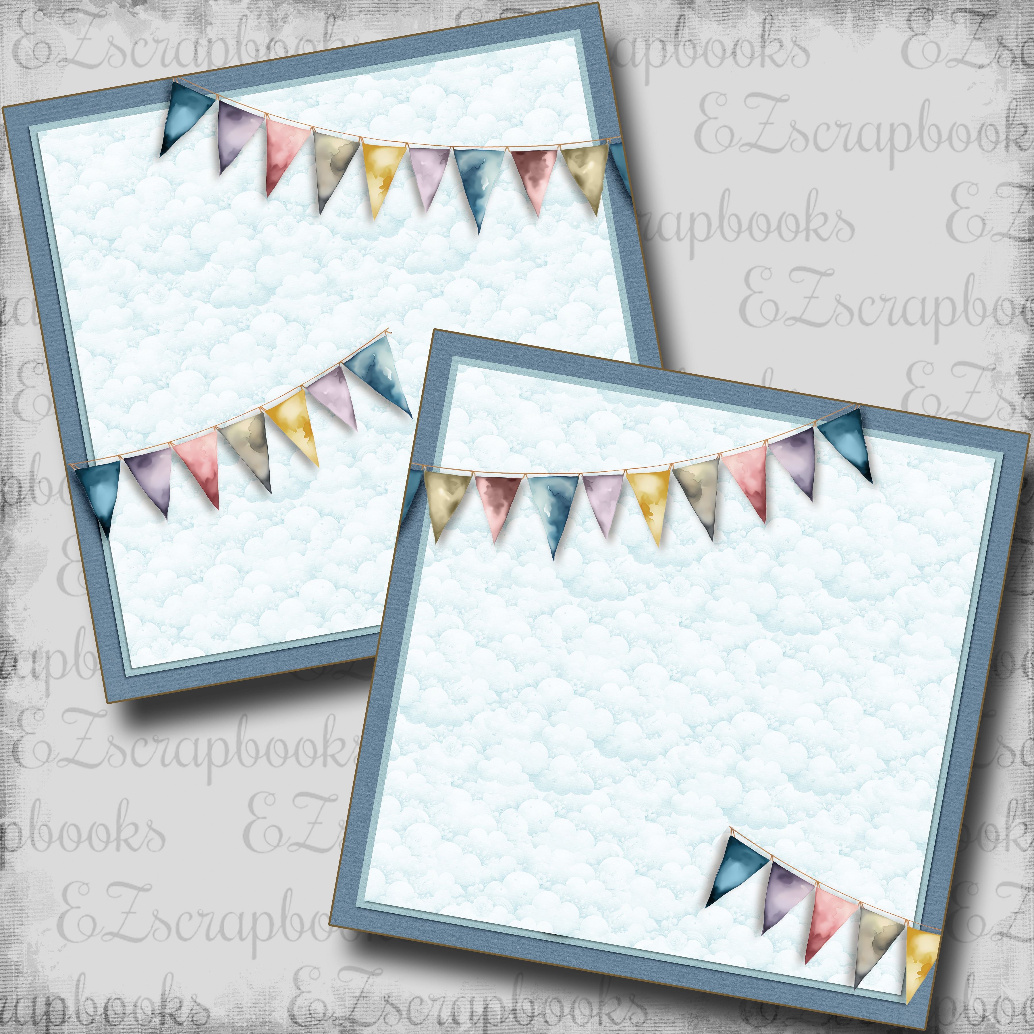 Birthday Banners NPM - Scrapbook Layout - 25-630 – EZscrapbooks