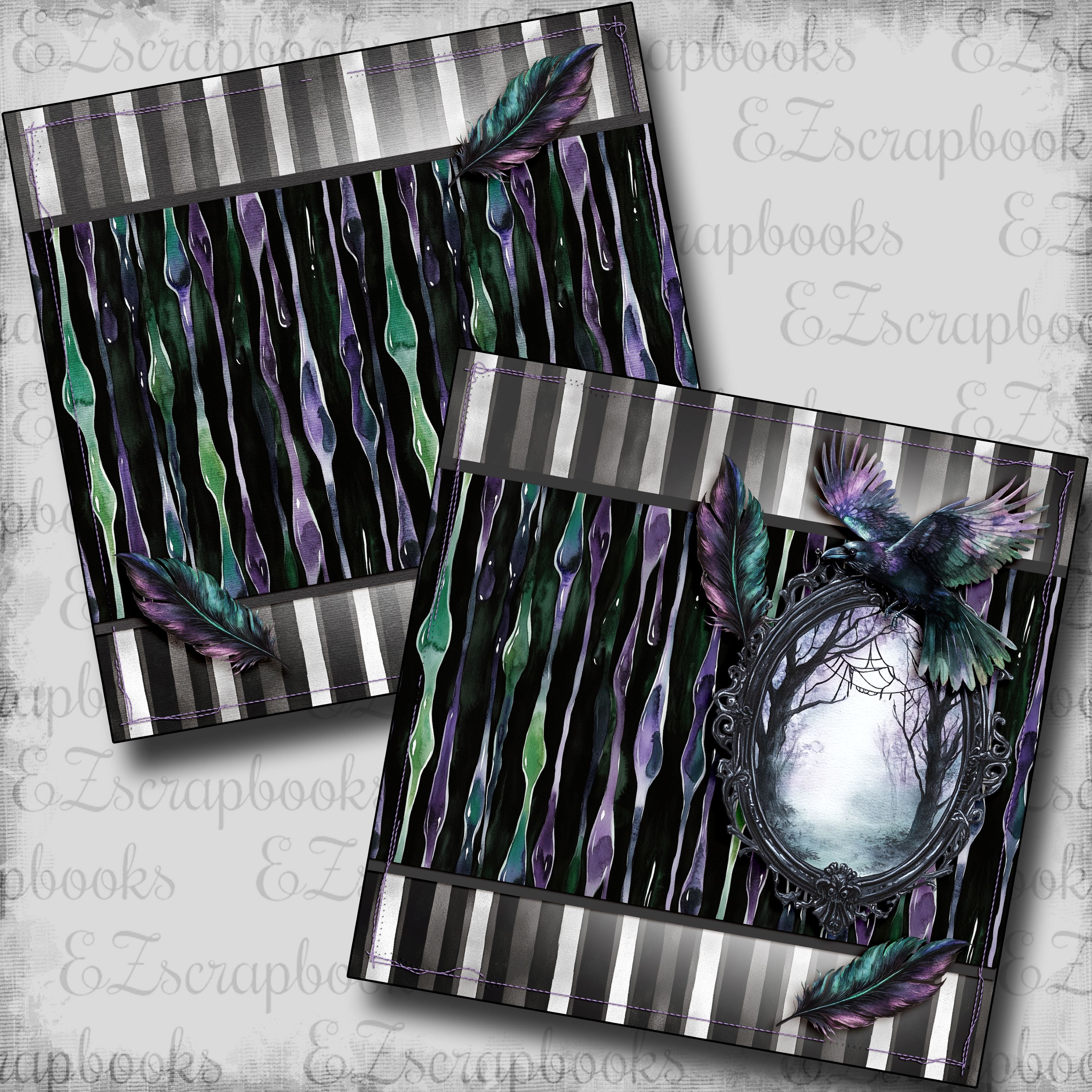 Twilight Mirror NPM - Scrapbook Layout - 25-833 – EZscrapbooks