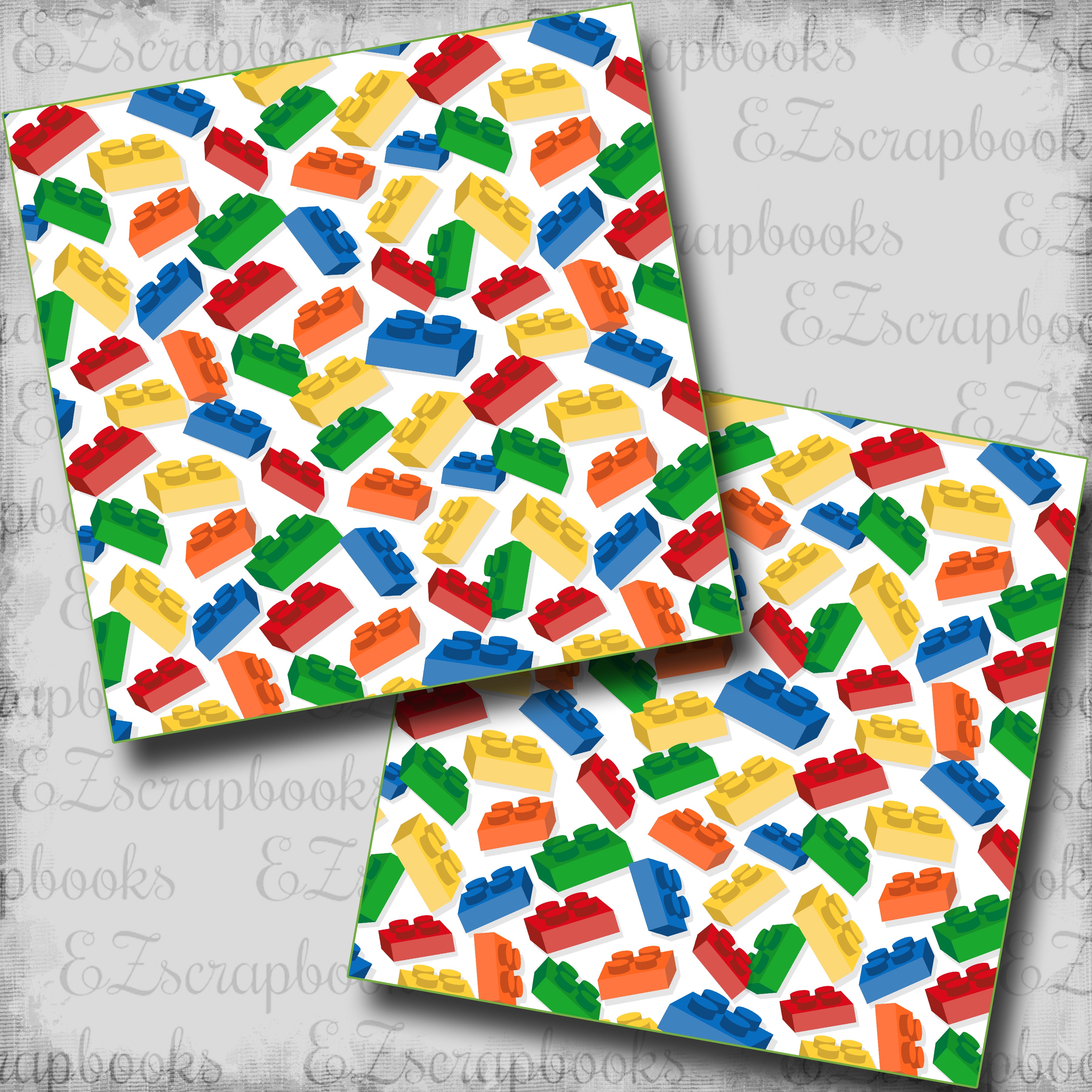 Blocks - Scrapbook Papers - 25-461 – EZscrapbooks