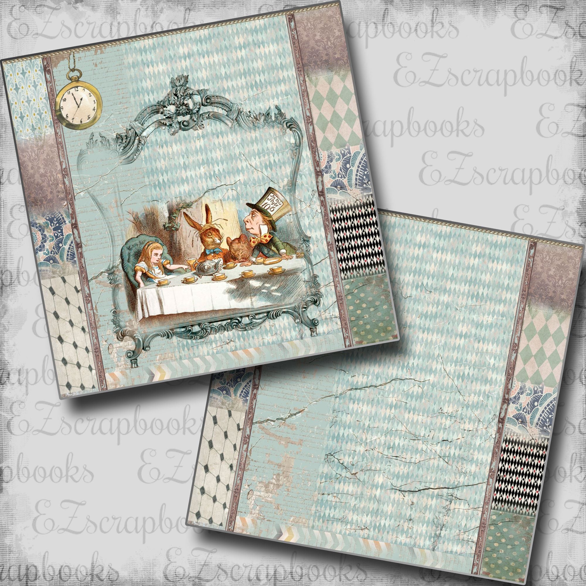 Vintage Alice Dinner Party NPM - 6966 – EZscrapbooks