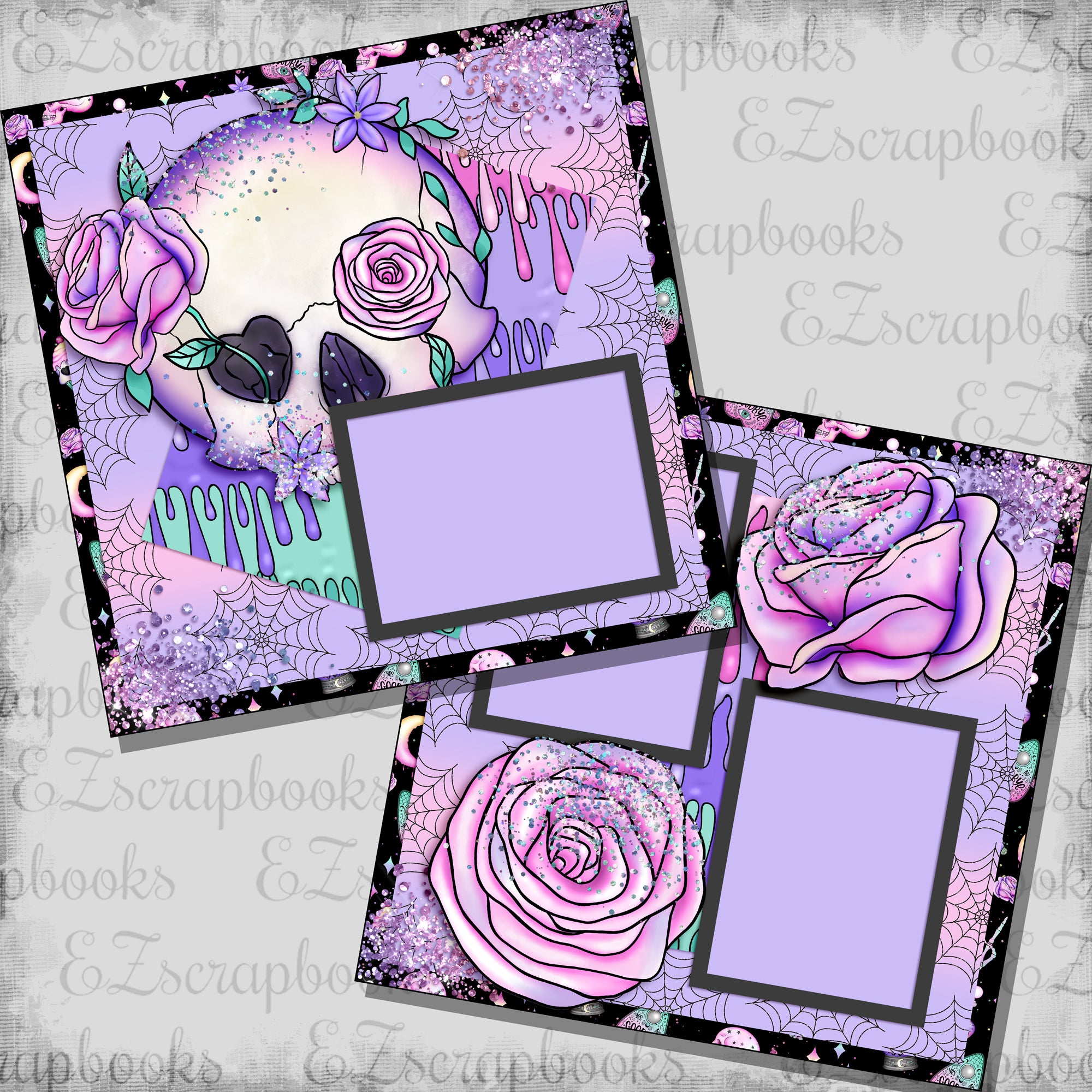 Pretty Creepy Skull - 23-260 – EZscrapbooks