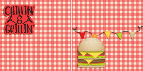 Chillin' & Grillin' - EZ Background Pages - Digital Bundle - 10 Digita ...