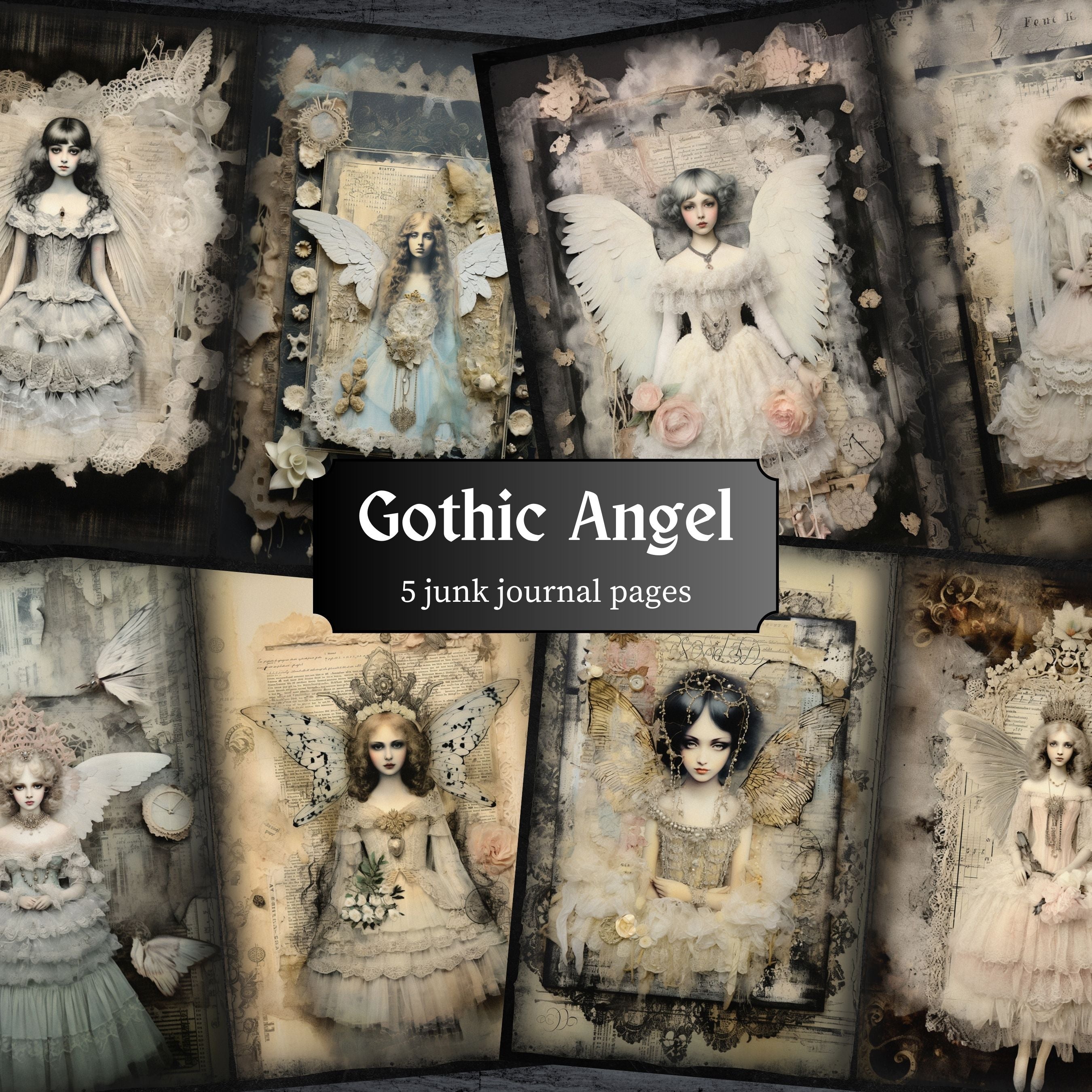 Gothic Angel Journal Pages - 23-7321 – EZscrapbooks