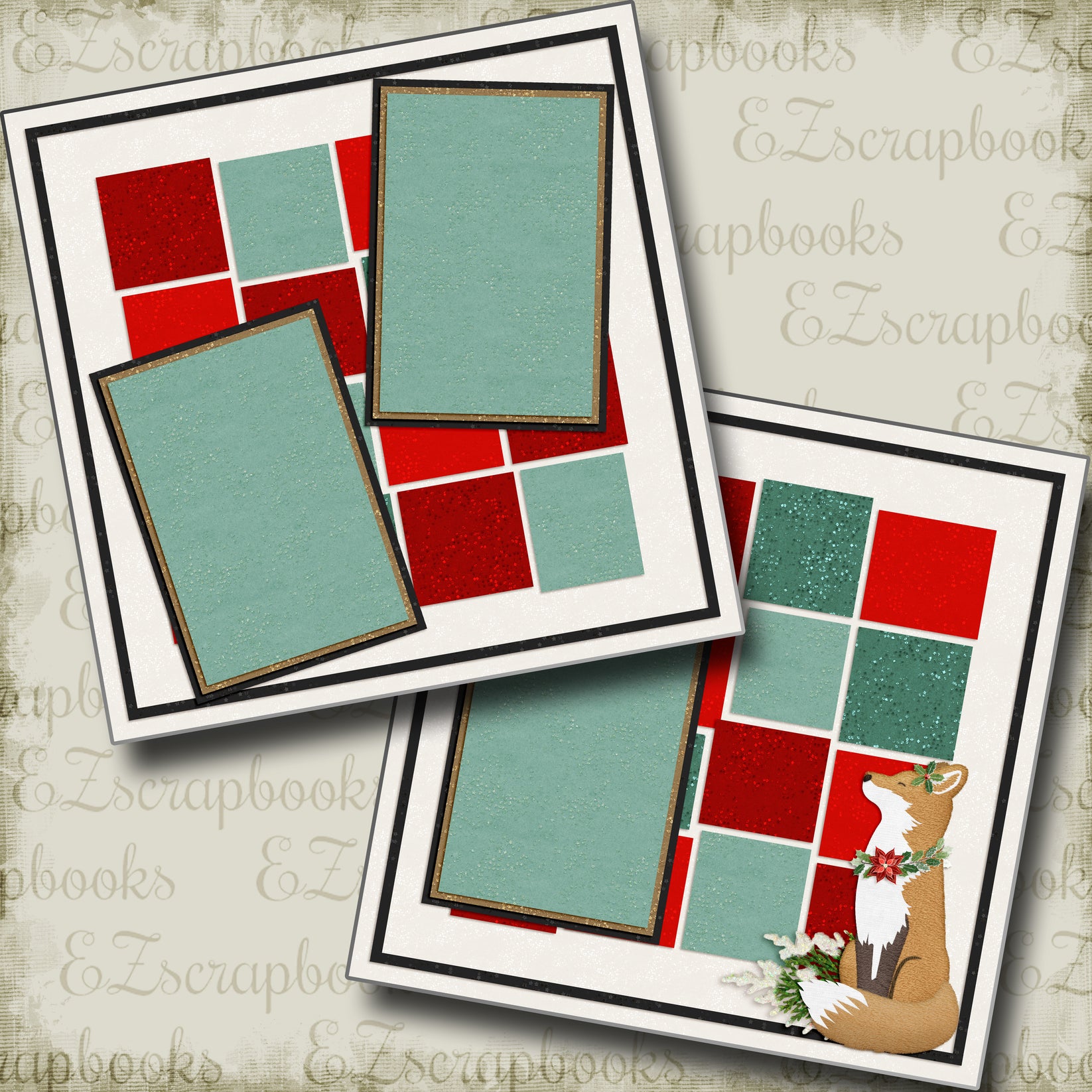 Foxy Christmas - 5170 – EZscrapbooks