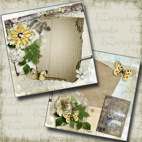 Shabby Calendar Months of the Year Pack - NPM - 1432 – EZscrapbooks