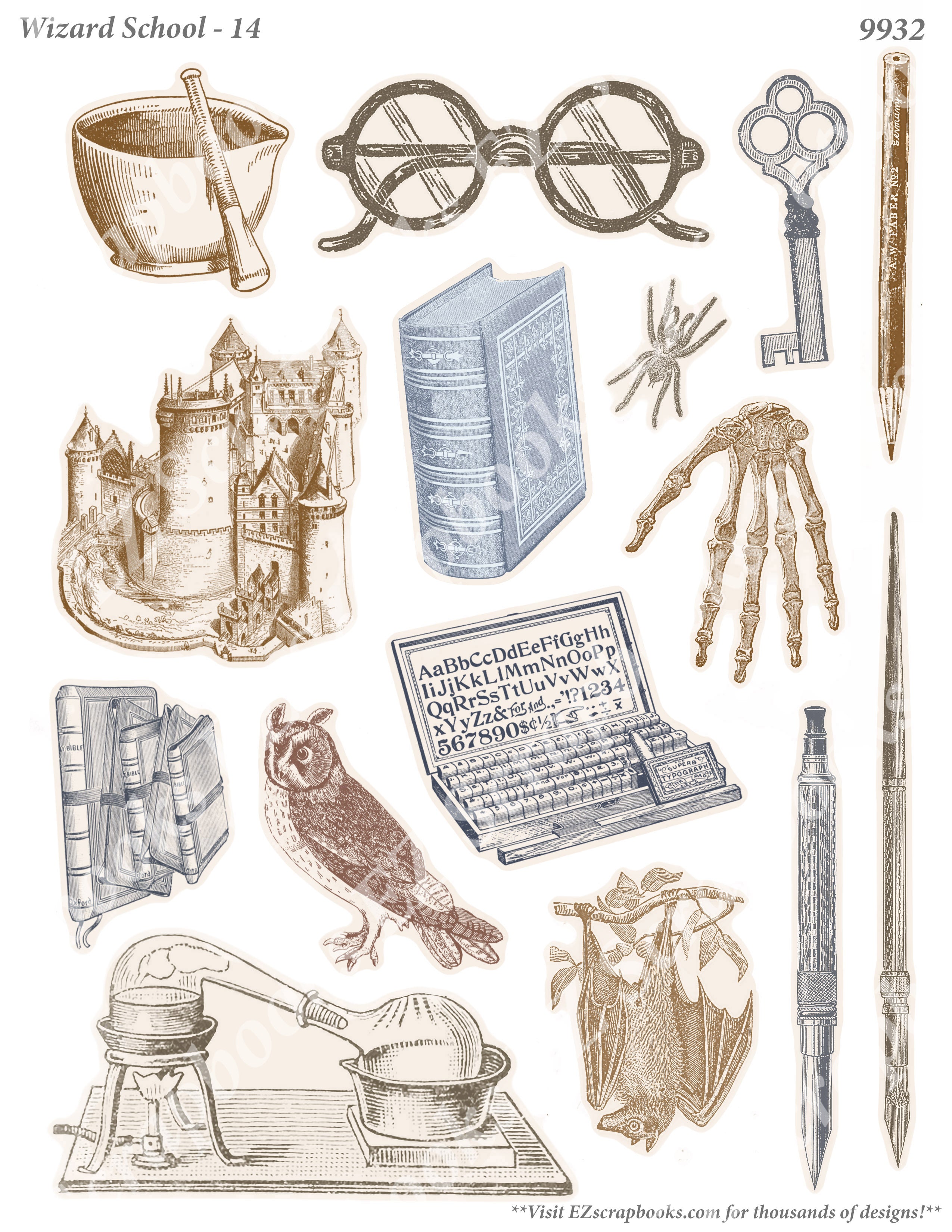 Wizard School 14 - 9932 – EZscrapbooks