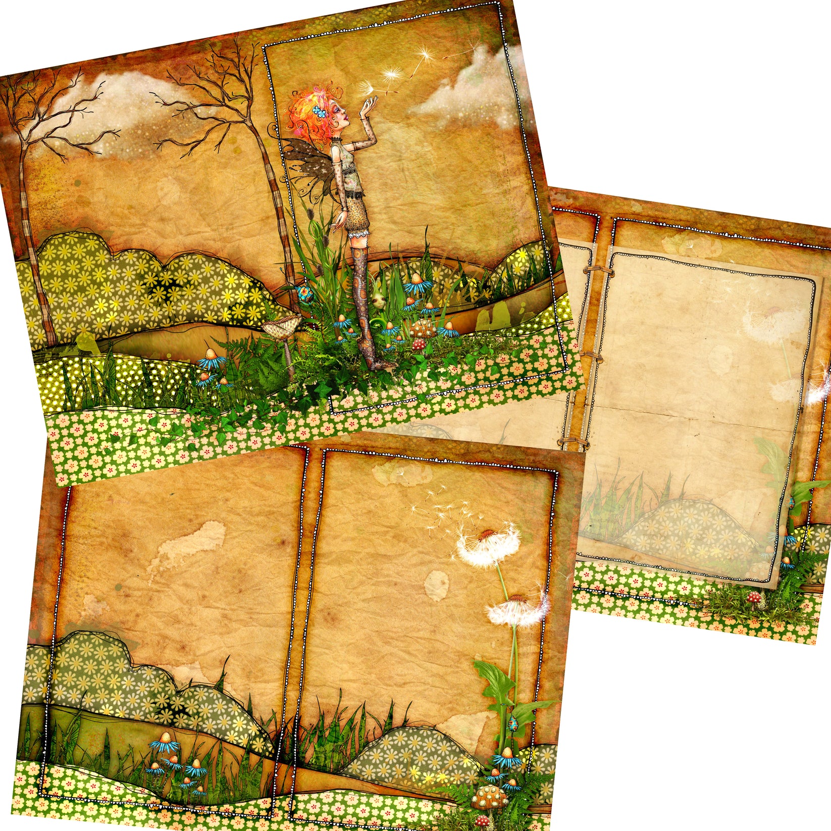 Dandelion Journal Kit - 7097 – EZscrapbooks