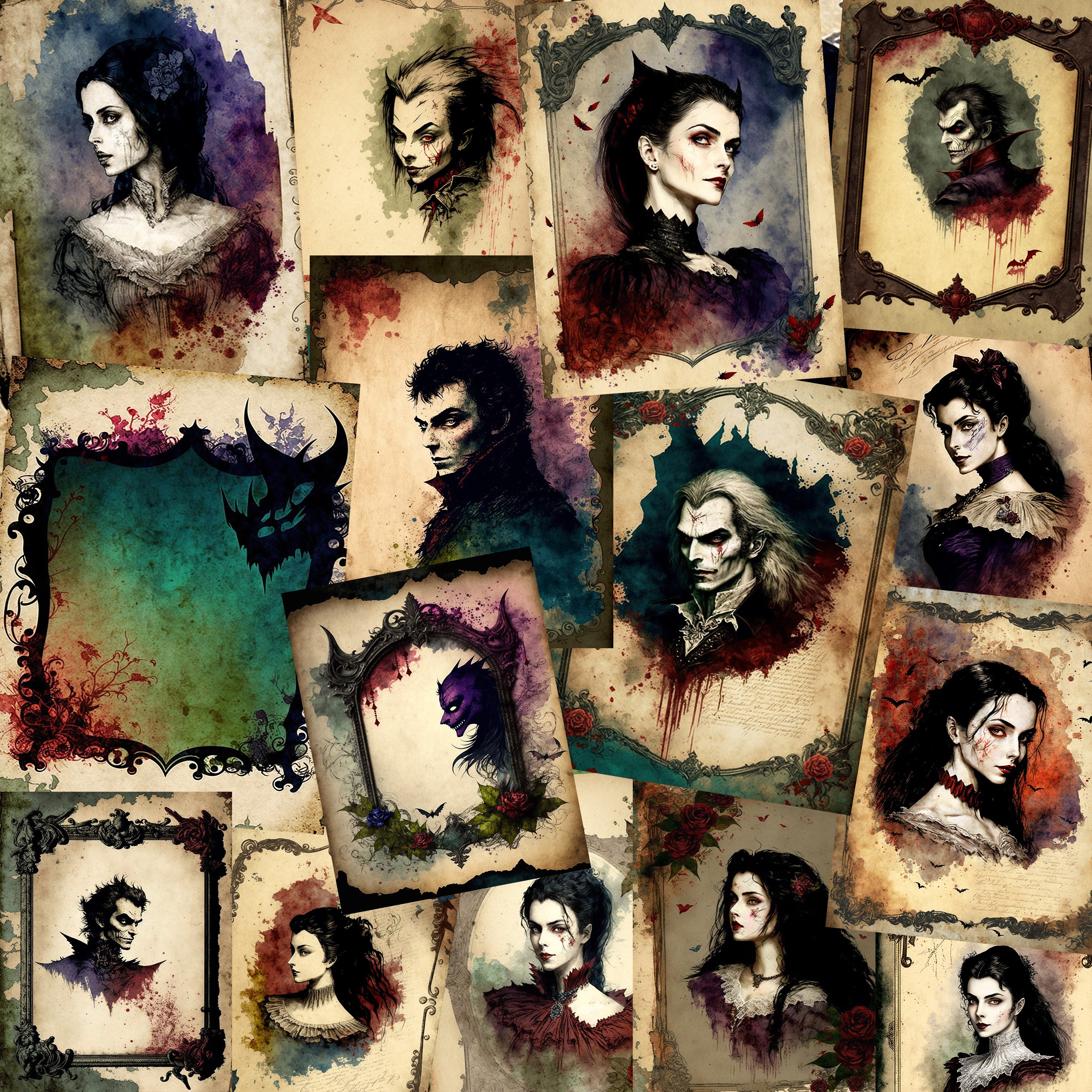 Vampire Paper Pack - 23-7142 – EZscrapbooks