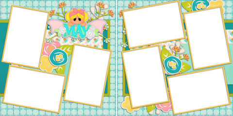 May - Digital Scrapbook Pages - INSTANT DOWNLOAD – EZscrapbooks