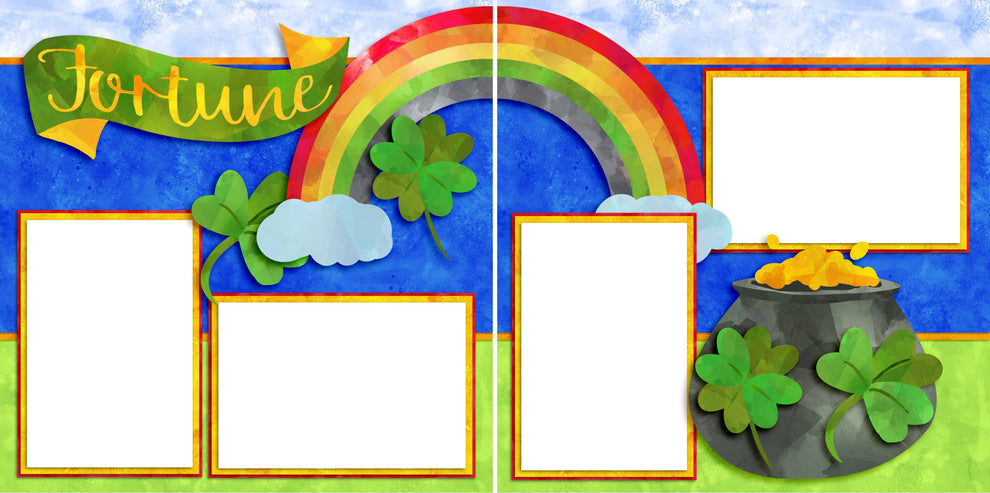 Fortune - Digital Scrapbook Pages - INSTANT DOWNLOAD – EZscrapbooks