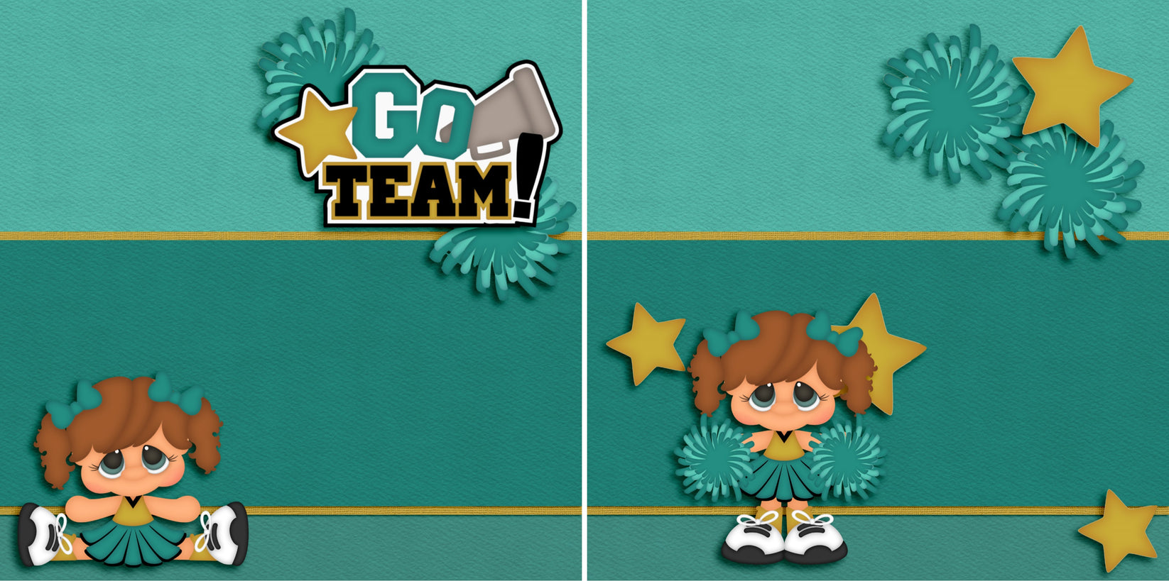 Cheer - Go Team NPM - 3445 – EZscrapbooks