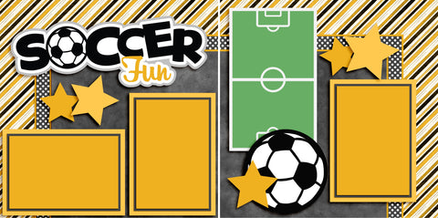 Soccer Fun Yellow - 3294 – EZscrapbooks