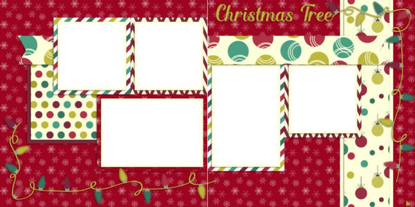 Christmas Tree - Digital Scrapbook Pages - INSTANT DOWNLOAD – EZscrapbooks