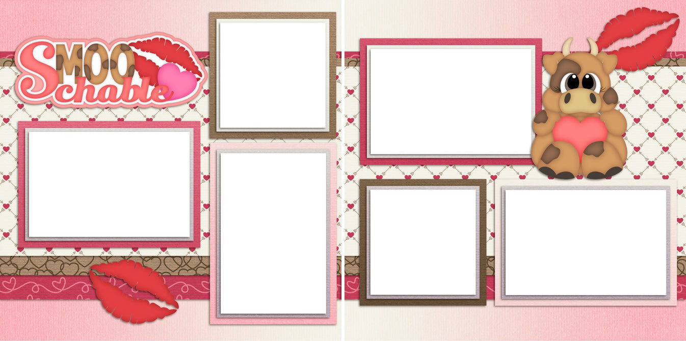 Smoochable - Digital Scrapbook Pages - INSTANT DOWNLOAD – EZscrapbooks