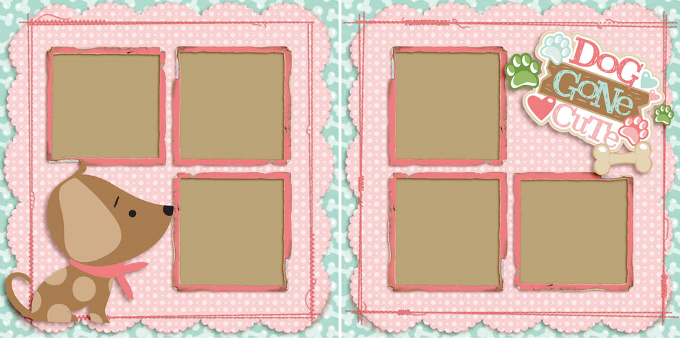 Dog Gone Cute Pink - 4016 – EZscrapbooks